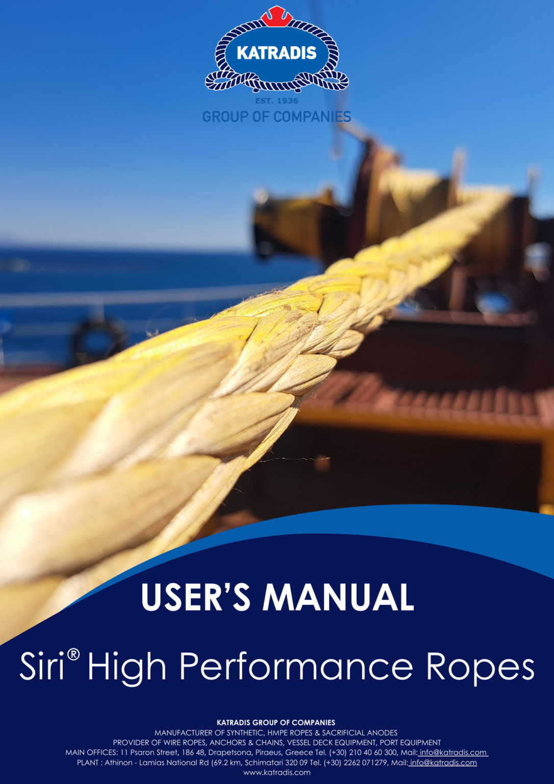Catalogues, Manuals & Documentation - Katradis Marine Ropes